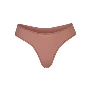SKIMS Dipped Thong | Green | 2xs | Cotton Jersey Nude