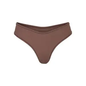 SKIMS Dipped Thong | Green | 2xs | Cotton Jersey Red