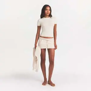 SKIMS Cotton Jersey T-shirt - Bone