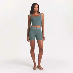 SKIMS Cotton Rib Tank - Kyanite