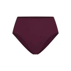 SKIMS Cotton Jersey Full Brief - Deep Berry