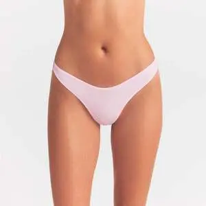 SKIMS Dipped Front Thong | | | Fits Everybody - Cherry Blossom