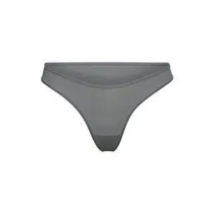 SKIMS Dipped Front Thong | Medium Neutral | 2xs | Fits Everybody Gray
