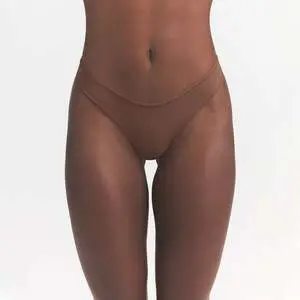 SKIMS Dipped Front Thong | Medium Neutral | | Fits Everybody - Jasper