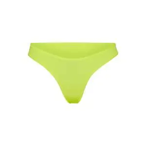 SKIMS Dipped Front Thong | Medium Neutral | 2xs | Fits Everybody Lime