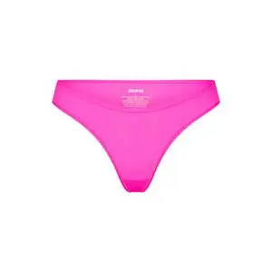 SKIMS Dipped Front Thong | Medium Neutral | 2xs | Fits Everybody Neon Pink