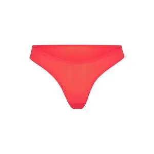 SKIMS Dipped Front Thong | Medium Neutral | 2xs | Fits Everybody Poppy