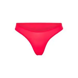 SKIMS Dipped Front Thong | Medium Neutral | 2xs | Fits Everybody Ultra Pink