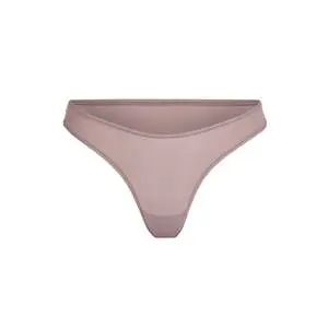 SKIMS Dipped Front Thong | Medium Neutral | 2xs | Fits Everybody Umber