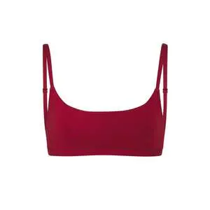 SKIMS Cotton Jersey Scoop Bralette Brick
