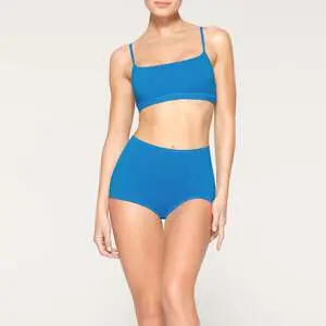SKIMS Cotton Jersey Scoop Bralette Mykonos