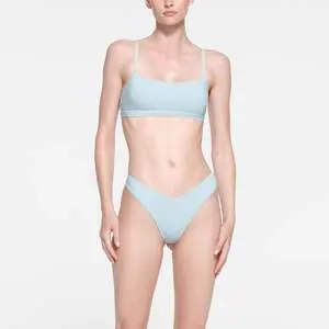 SKIMS Cotton Jersey Scoop Bralette Opal
