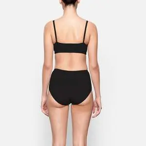 SKIMS Scoop Bralette | | | Cotton Jersey - Soot