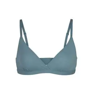 SKIMS Fits Everybody Crossover Bralette Blue
