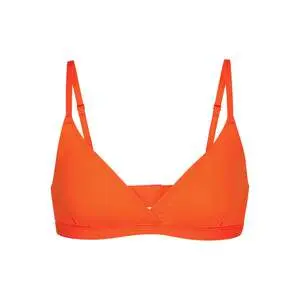 SKIMS Fits Everybody Crossover Bralette Fire