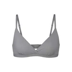 SKIMS Fits Everybody Crossover Bralette Grey