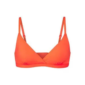 SKIMS Fits Everybody Crossover Bralette Neon Orange