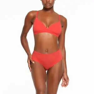SKIMS Fits Everybody Crossover Bralette Poppy