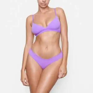SKIMS Fits Everybody Crossover Bralette Ultra Violet