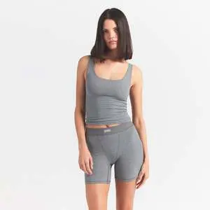 SKIMS Soft Lounge Tank Top - Heather Grey