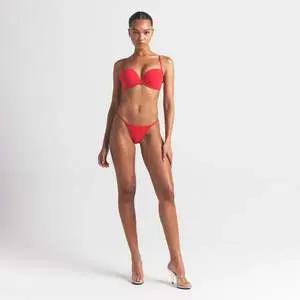SKIMS Fits Everybody T String Thong - Cherry