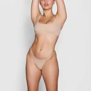 SKIMS T String Thong | Medium Neutral | | Fits Everybody - Clay