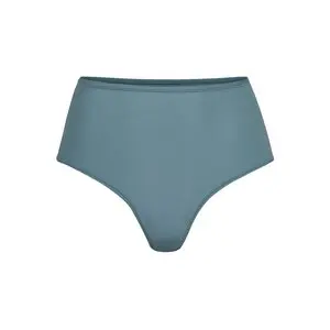 SKIMS High Waisted Thong | Medium Neutral | 2xs | Fits Everybody Blue