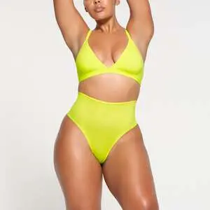 SKIMS High Waisted Thong | Medium Neutral | 2xs | Fits Everybody Daffodil