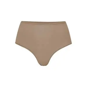 SKIMS High Waisted Thong | Medium Neutral | 2xs | Fits Everybody Desert