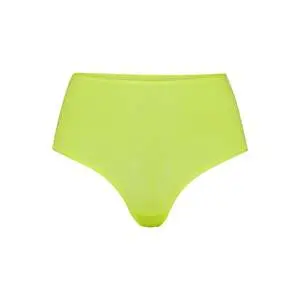 SKIMS High Waisted Thong | Medium Neutral | 2xs | Fits Everybody Lime