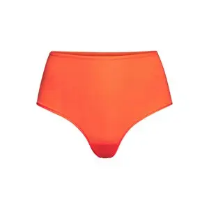 SKIMS High Waisted Thong | Medium Neutral | 2xs | Fits Everybody Neon Orange