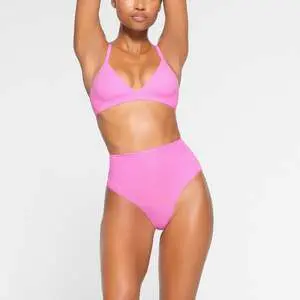 SKIMS High Waisted Thong | Medium Neutral | 2xs | Fits Everybody Neon Orchid