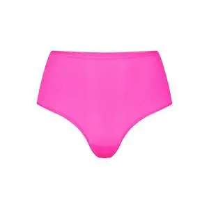 SKIMS High Waisted Thong | Medium Neutral | 2xs | Fits Everybody Neon Pink