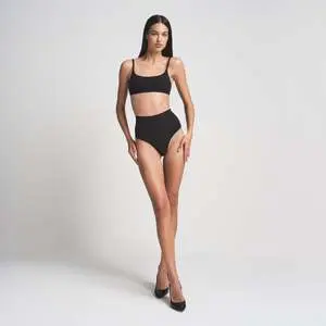 SKIMS High Waisted Thong | Medium Neutral | | Fits Everybody - Onyx
