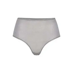 SKIMS High Waisted Thong | Medium Neutral | 2xs | Fits Everybody Silver