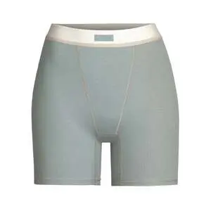 SKIMS Cotton Rib Boxer Blue