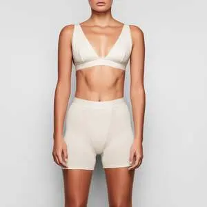 SKIMS Cotton Rib Boxer - Bone