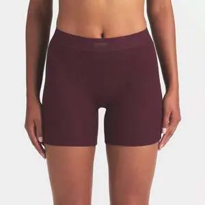 SKIMS Cotton Rib Boxer - Currant