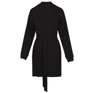 SKIMS Soft Lounge Robe Black