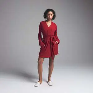 SKIMS Soft Lounge Robe Brick