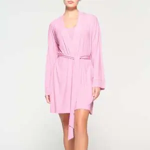 SKIMS Soft Lounge Robe Cotton Candy