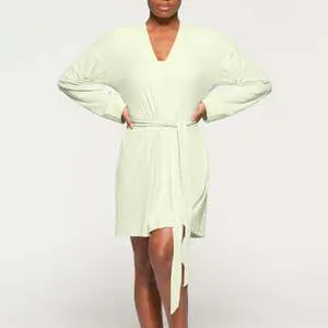 SKIMS Soft Lounge Robe Honeydew