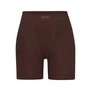 SKIMS Boxer | Black | 2xs | Boyfriend Brown