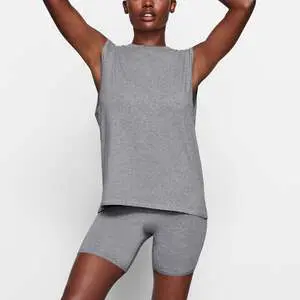 SKIMS Boxer | Black | 2xs | Boyfriend Dark Heather Grey