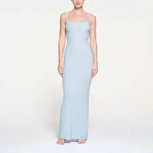 SKIMS SKIMS Soft Lounge Long Slip Dress Celeste