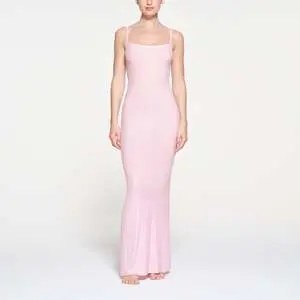 SKIMS SKIMS Soft Lounge Long Slip Dress Cherry Blossom