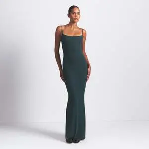 SKIMS SKIMS Soft Lounge Long Slip Dress Cypress