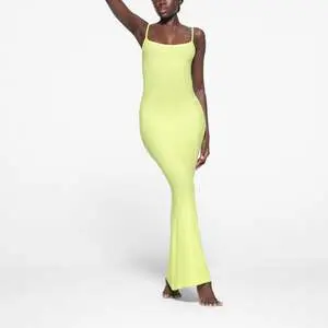 SKIMS SKIMS Soft Lounge Long Slip Dress Lemonade