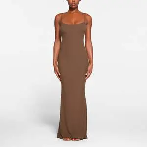 SKIMS SKIMS Soft Lounge Long Slip Dress Oxide