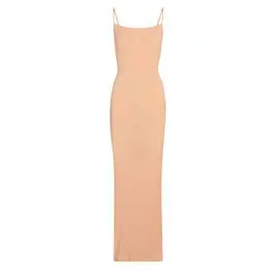 SKIMS SKIMS Soft Lounge Long Slip Dress Peach